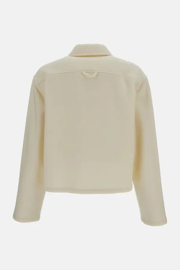 RIER Button Detailed Long-sleeved Polo Shirt - Nude