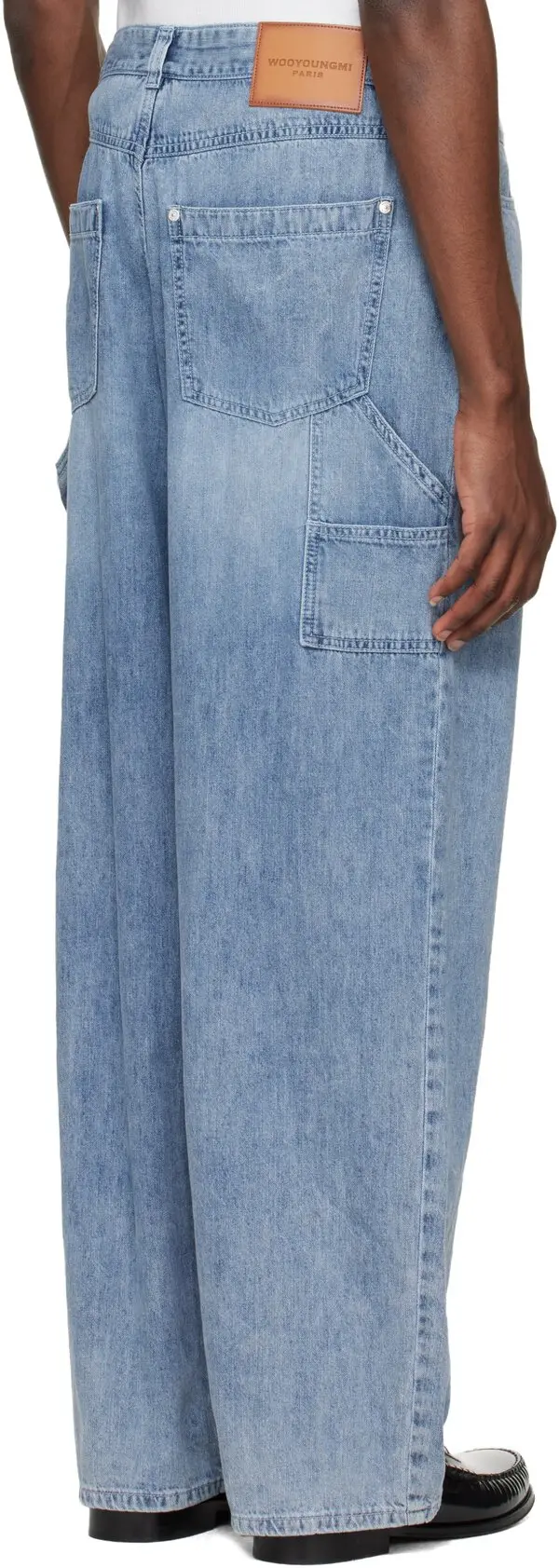 WOOYOUNGMI Faded Non-stretch Jeans