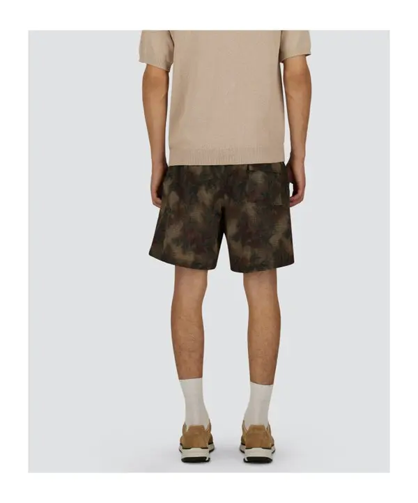 Herno Floral Print Swim Shorts - Mud