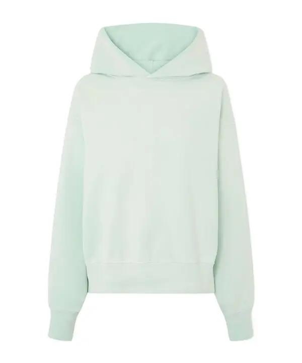 SLVRLAKE Long-sleeved Hooded Sweatshirt - Light Green