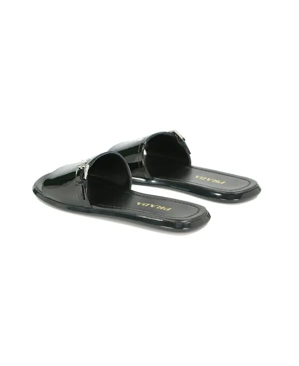Prada Logo Sandals