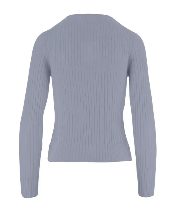 Arch4 Ribbed V-neck Cardigan Sweater