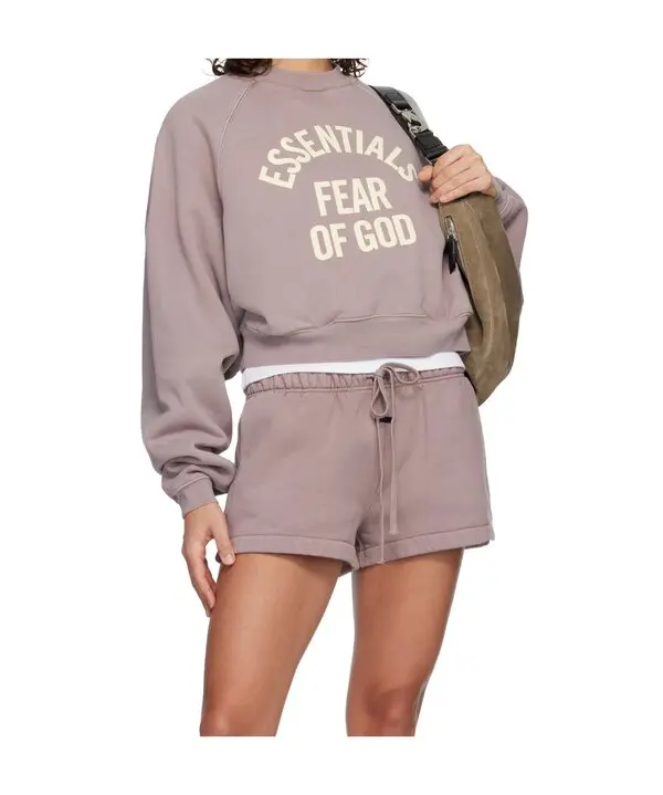 Fear Of God Logo Print Crewneck Sweatshirt
