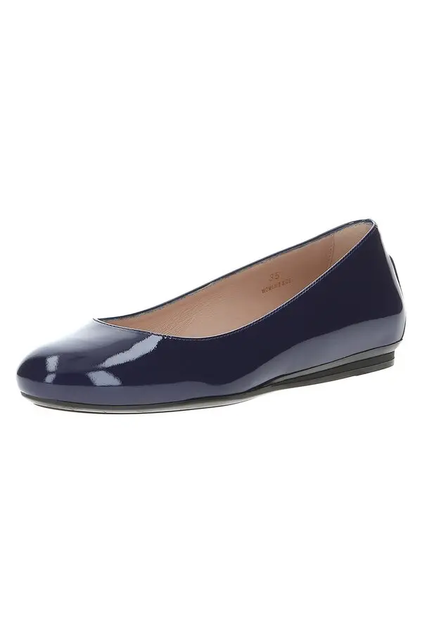 TOD'S Logo Detail Ballet Flats - Black
