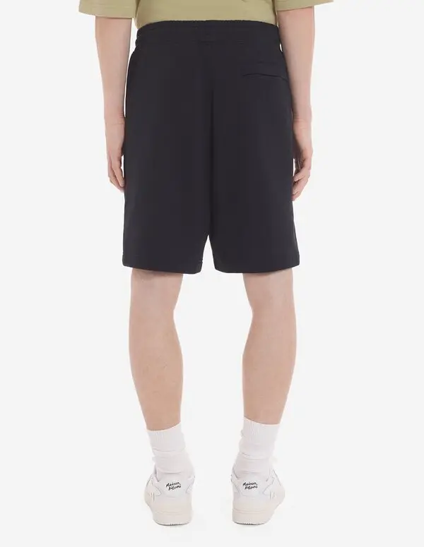 Maison Kitsuné Bold Fox Head Patch Oversize Jog Shorts - Black