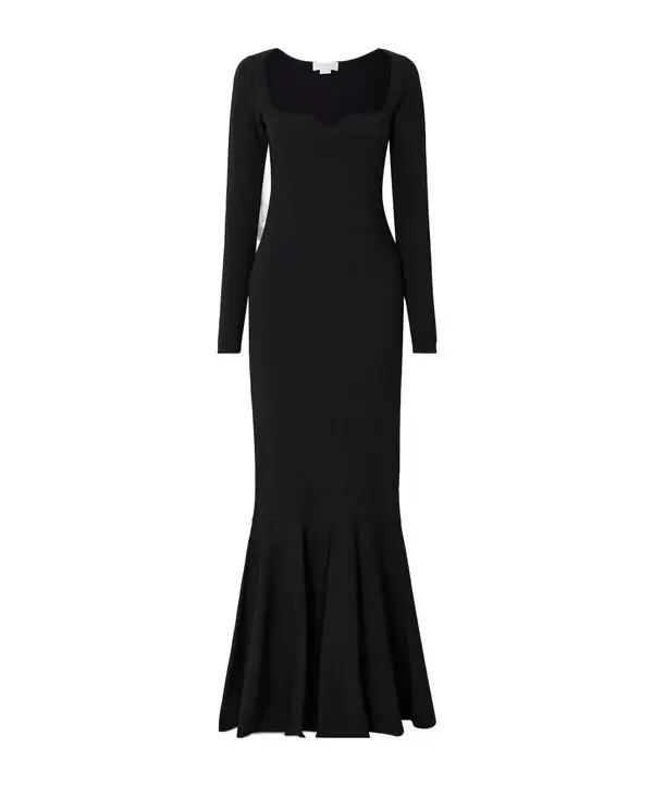 Stella McCartney Flared Stretch-jersey Bustier Gown
