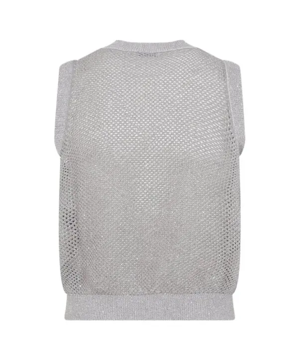 Peserico Open-knit Vest