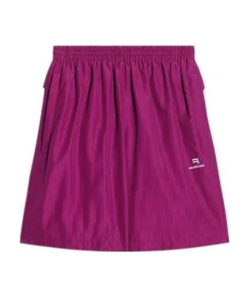 Balenciaga Sporty B Tracksuit Skirt - Purple