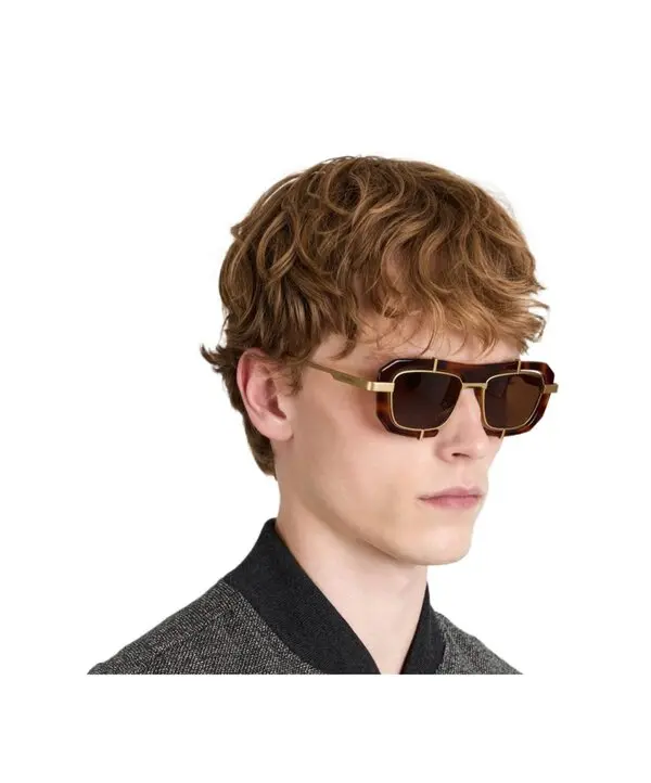 J.W.ANDERSON Geometric Sunglasses - Havana