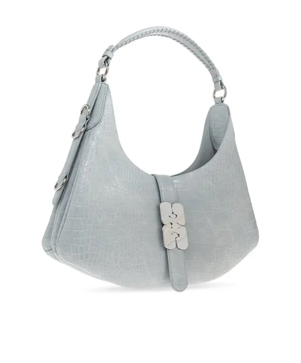 GANNI Embossed Leather Tote Bag