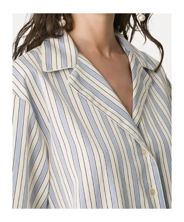 FORTE_FORTE Striped Shirt