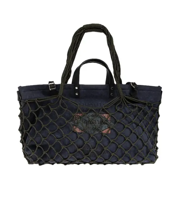 Dsquared2 Net Overlay Tote Bag - Navy Blue