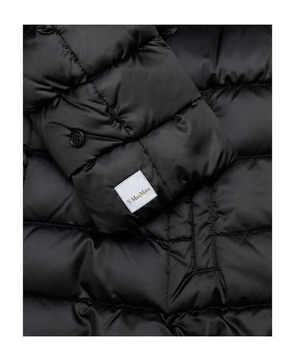 Max Mara Down Jacket With Logo Detail
