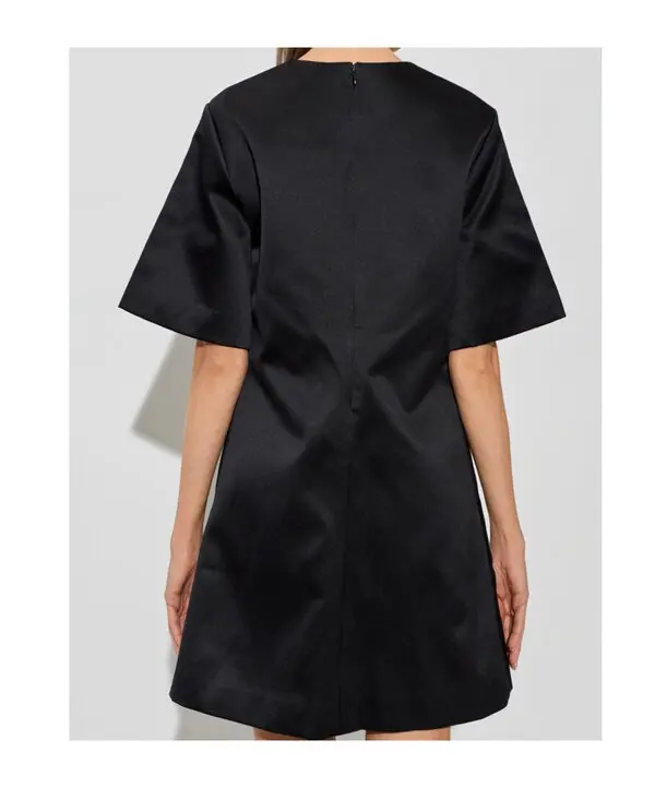 BY MALENE BIRGER Short Sleeve Mini Dress - Black