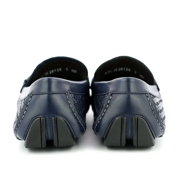 FERRAGAMO Woven Loafers - Black