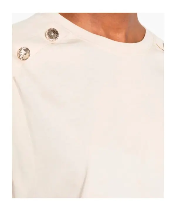 TWINSET Round Neck Embellished Top