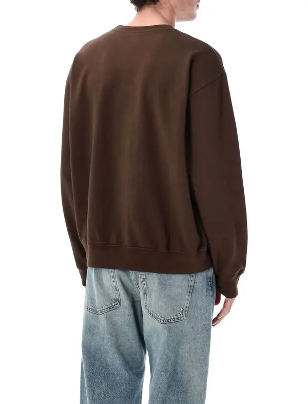 SPORTY  RICH Sporty & Rich Crewneck Sweatshirt With Logo Pattern