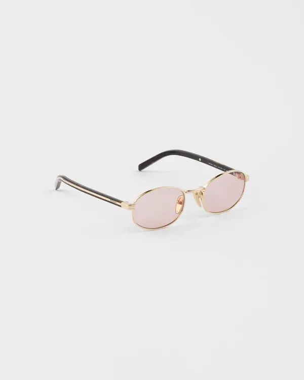 Prada Oval Metal Sunglasses - Pink
