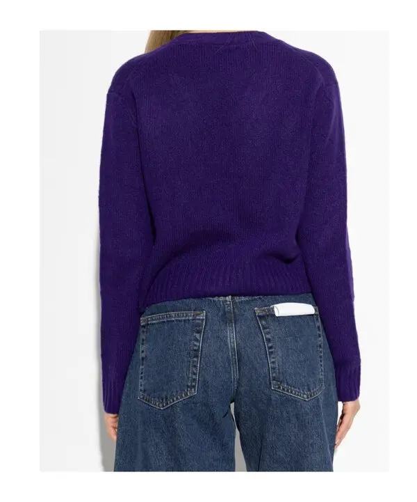 LISA YANG Button V-neck Cardigan - Blue
