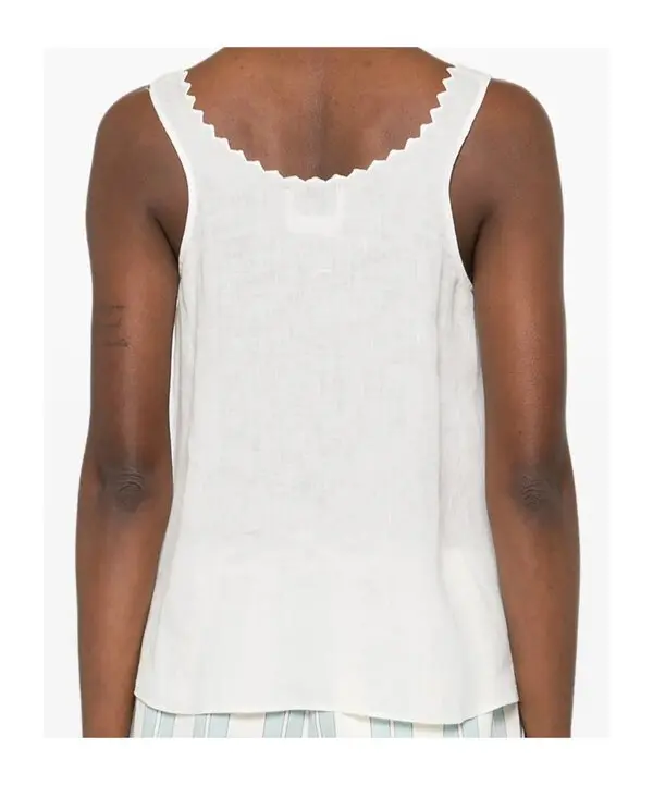 FORTE_FORTE Crew Neck Sleeveless Vest