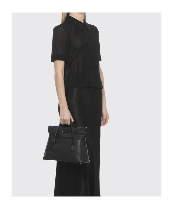 MAISON MARGIELA Sheer Pleated Button-up Shirt