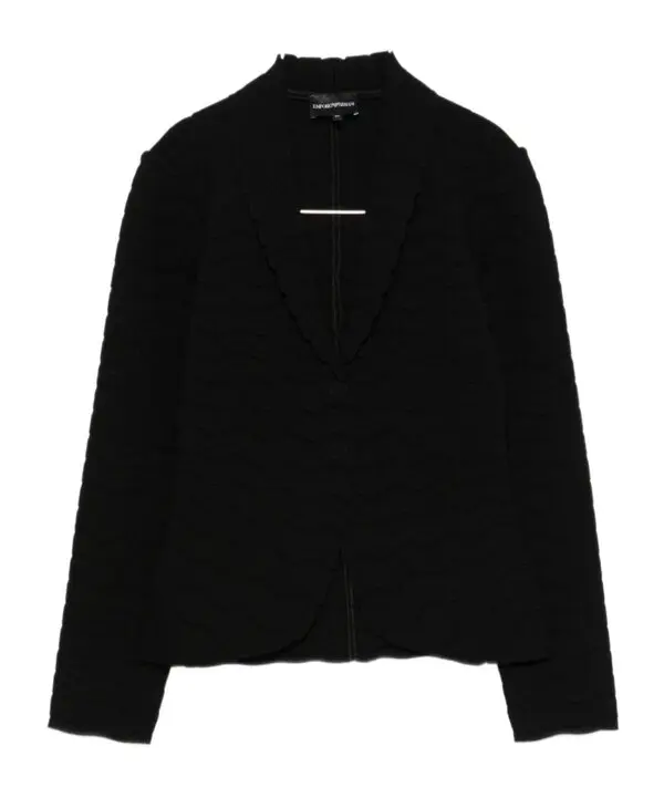 Emporio Armani Textured Button-up Jacket