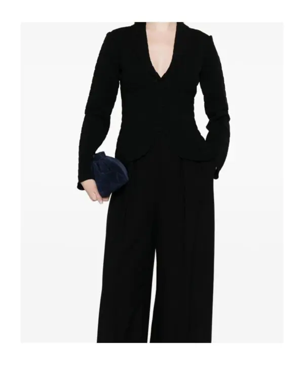 Emporio Armani Textured Button-up Jacket