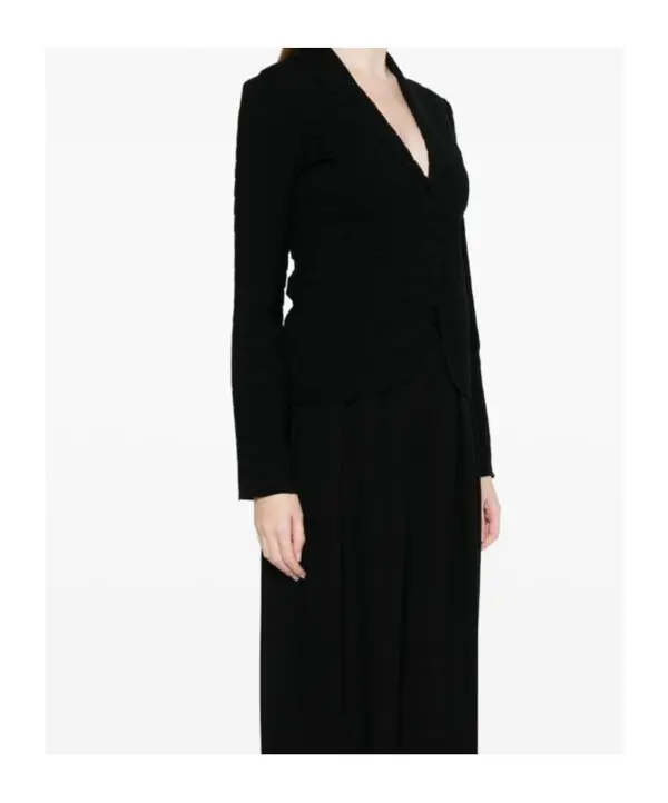 Emporio Armani Textured Button-up Jacket