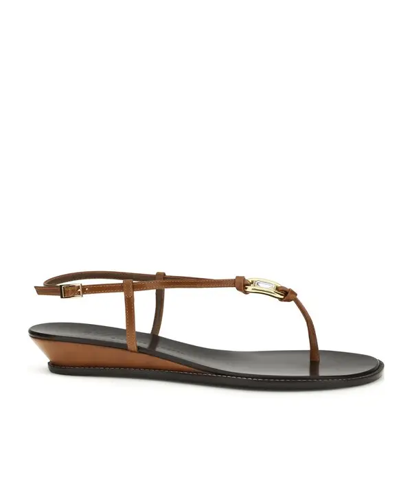 GIUSEPPE ZANOTTI Amhelia Wedge Heeled Sandals - Brown