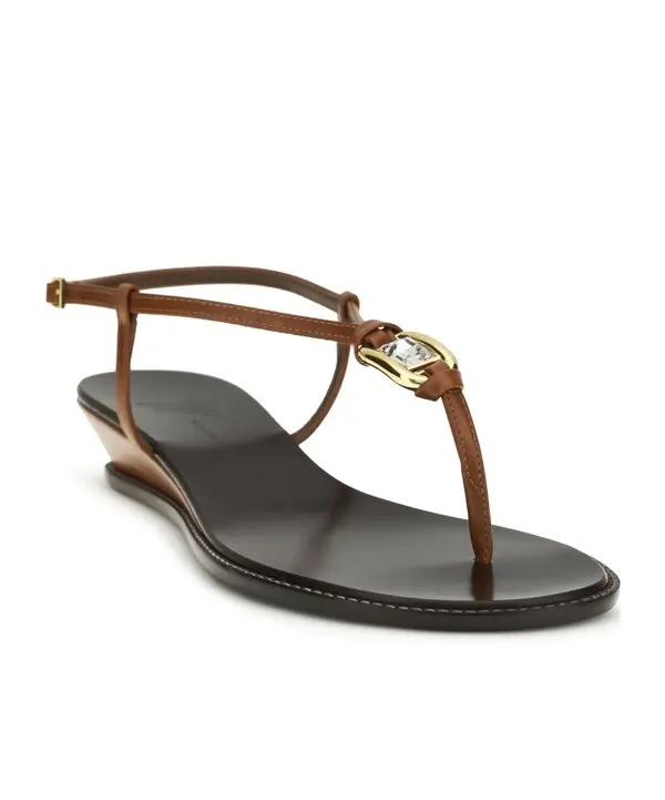 GIUSEPPE ZANOTTI Amhelia Wedge Heeled Sandals - Brown