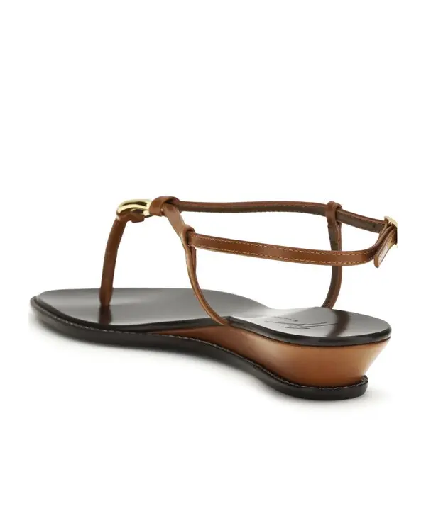 GIUSEPPE ZANOTTI Amhelia Wedge Heeled Sandals - Brown