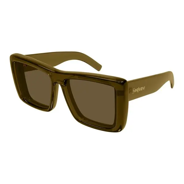 Saint Laurent Sl 900 Howl Rectangular Sunglasses - Brown