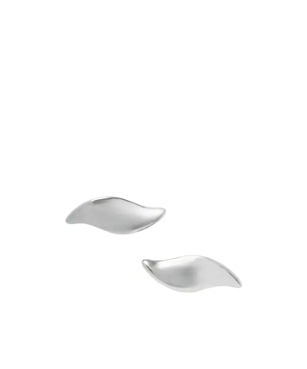 Khaite Leaf Clip-on Earrings - Gray