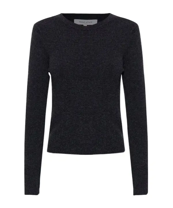 Maison Kitsuné Crew Neck Long Sleeve Top