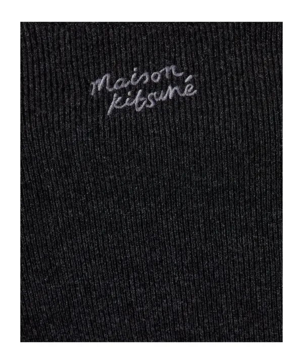 Maison Kitsuné Crew Neck Long Sleeve Top