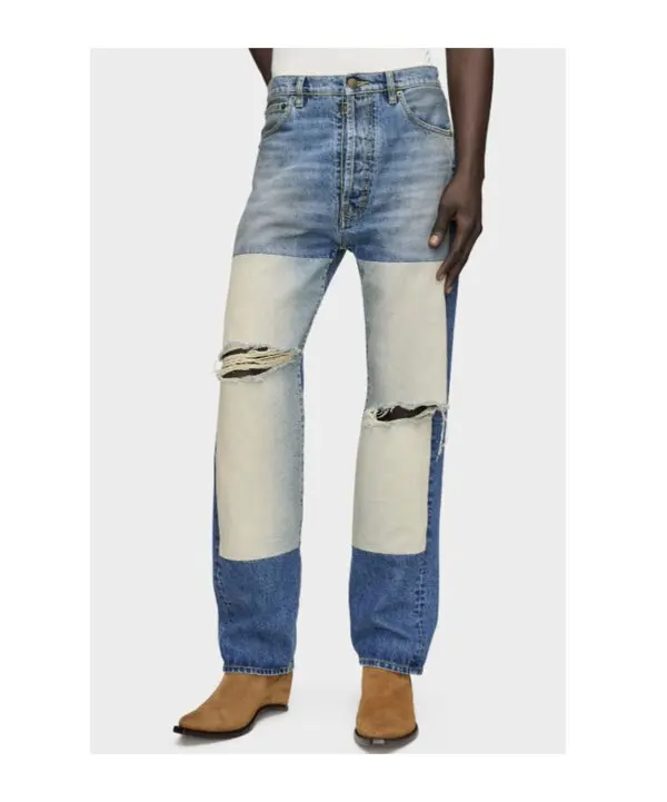 MAISON MARGIELA Patched Panel Straight Leg Jeans