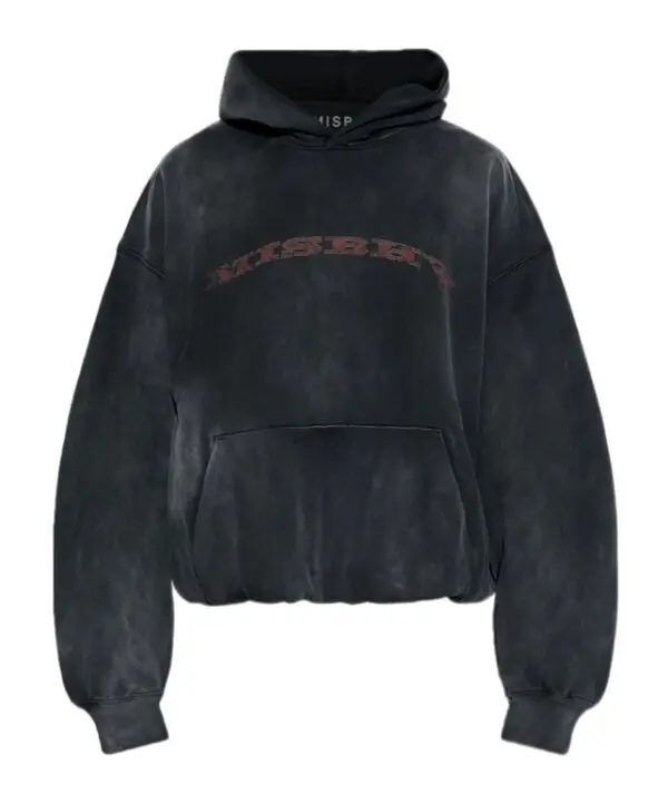 MISBHV Long Sleeve Hoodie With Hood, Cuffs, And Hem