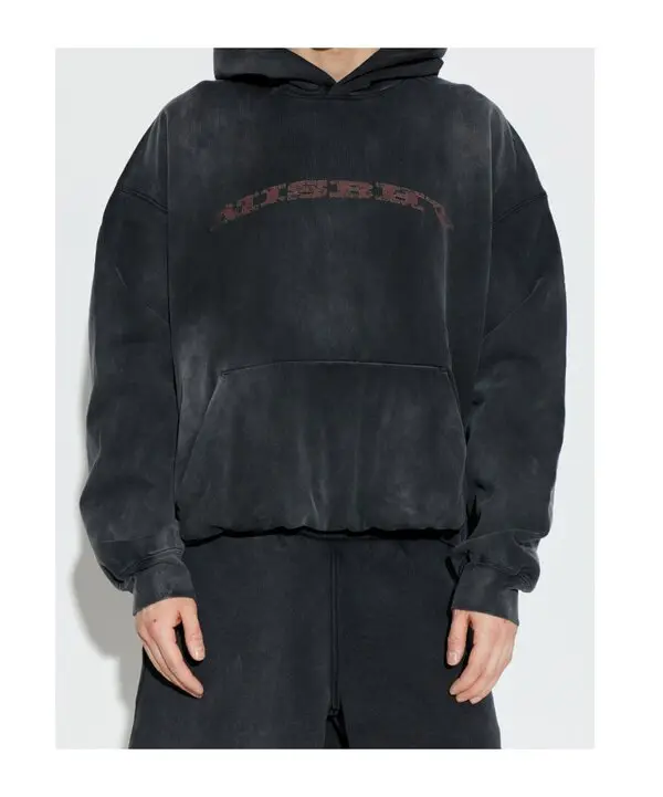 MISBHV Long Sleeve Hoodie With Hood, Cuffs, And Hem