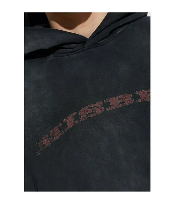 MISBHV Long Sleeve Hoodie With Hood, Cuffs, And Hem