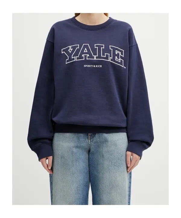 SPORTY  RICH Sporty & Rich Long Sleeve Sweatshirt