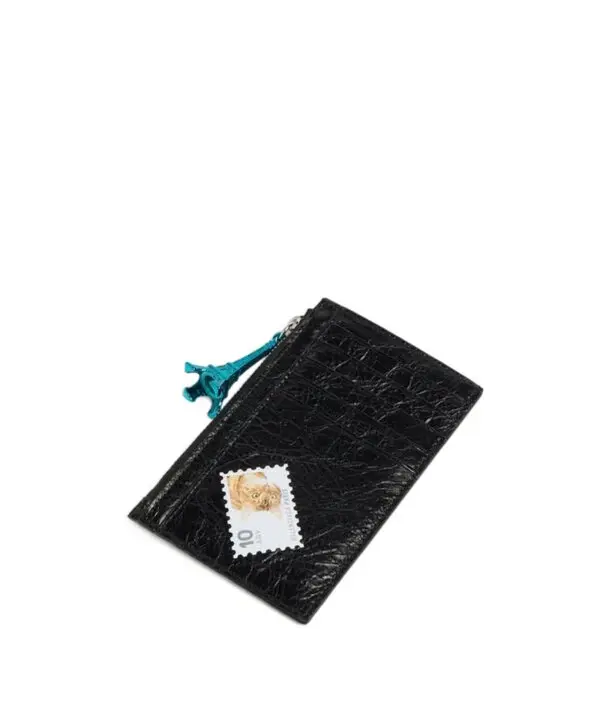 Balenciaga Cash Printed Zip Wallet