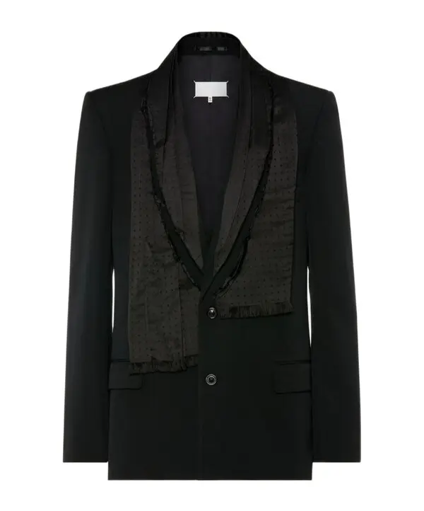 MAISON MARGIELA Scarf Jacket - Black