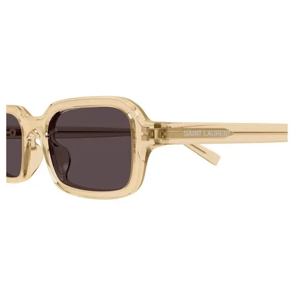 Saint Laurent Rectangular Full Rim Sunglasses - Black