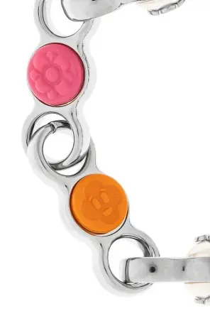 Casablanca Linked Bracelet With Enamel Accents