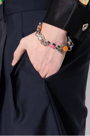 Casablanca Linked Bracelet With Enamel Accents