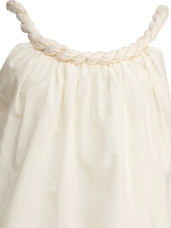 Loulou De Saison Garino Braided Strap Top - White