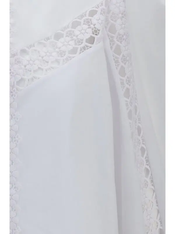 Charo Ruiz Ibiza Devi Lace-insert Blouse - White