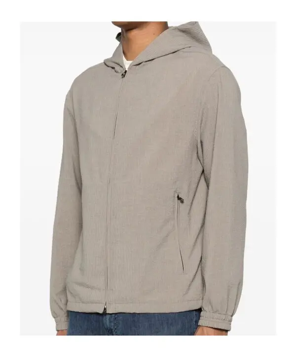 Emporio Armani Hooded Zip-up Jacket