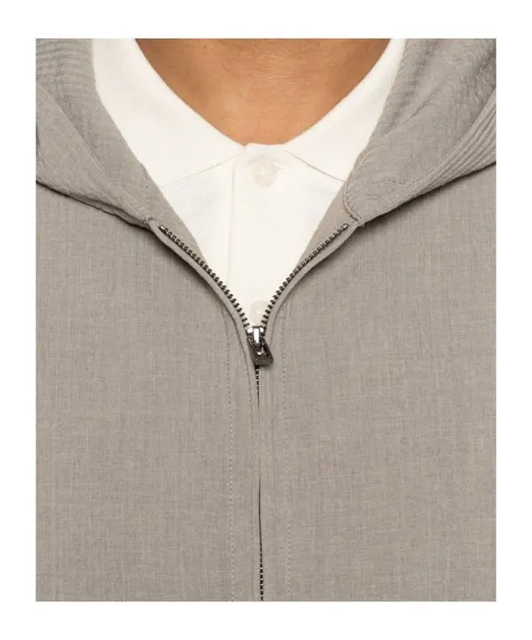 Emporio Armani Hooded Zip-up Jacket