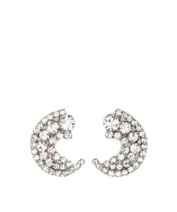 JENNIFER BEHR Crystal-set Earrings - Silver